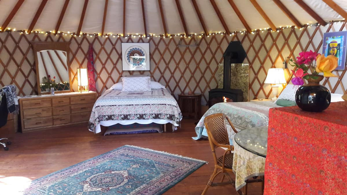 Backyard Garden Yurt in Portland