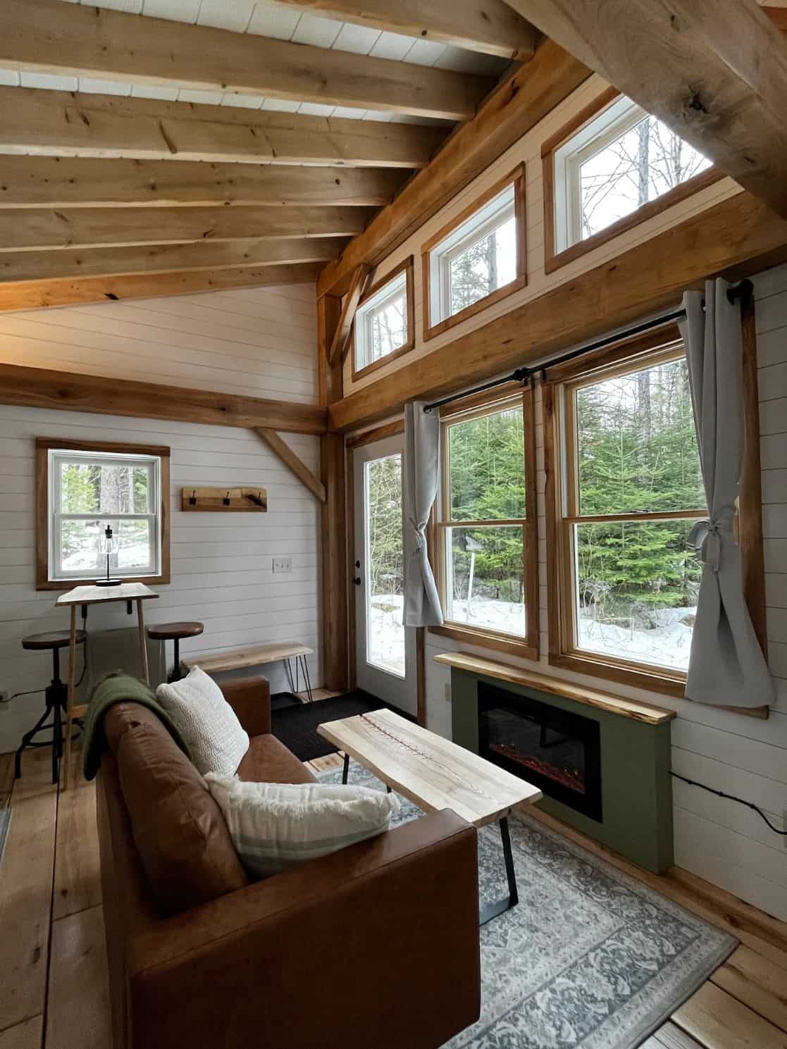 Stunning Timber Frame Cabin in Vermont