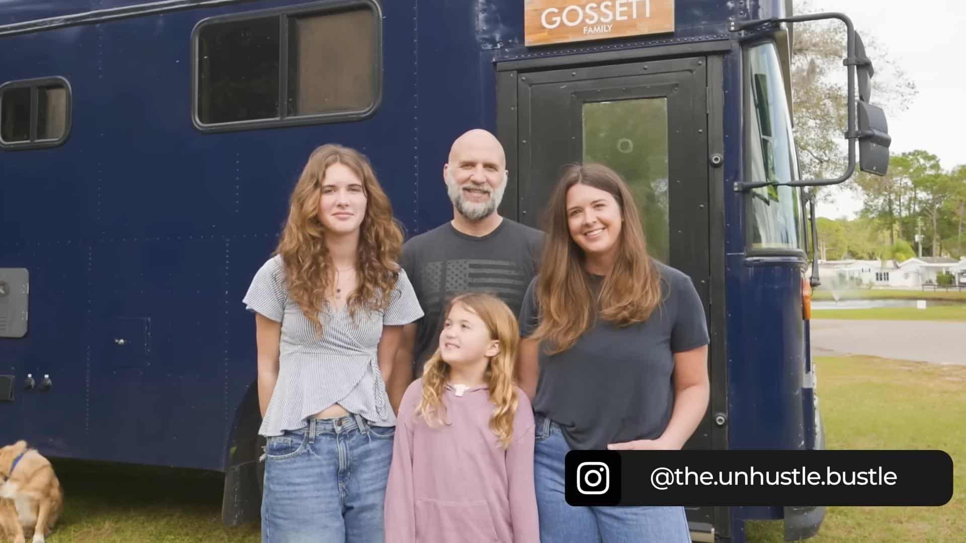 Gossett Family School Bus Conversion with Roof Raise