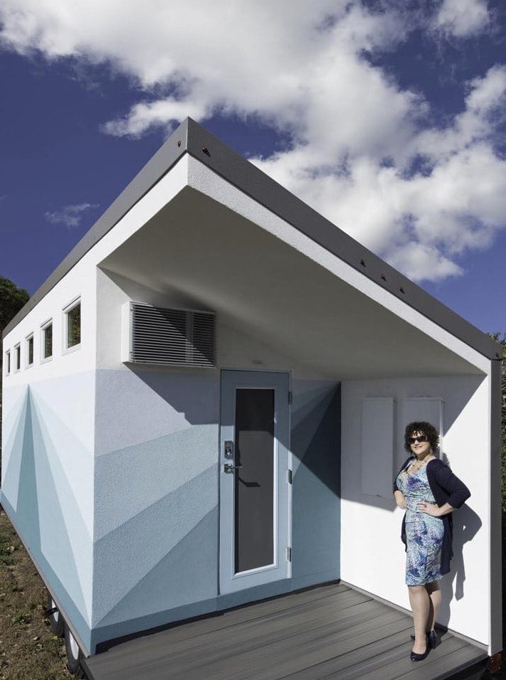 Brother and Sister Building 150 Sq. Ft. Lil’Lodge Tiny House