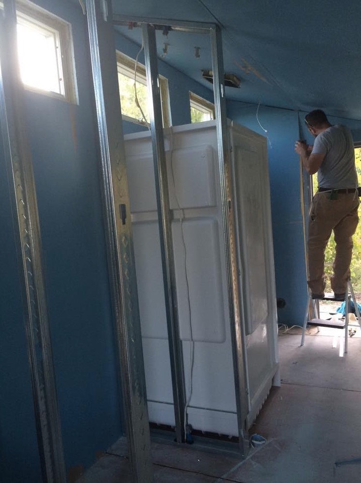 Brother and Sister Building 150 Sq. Ft. Lil’Lodge Tiny House