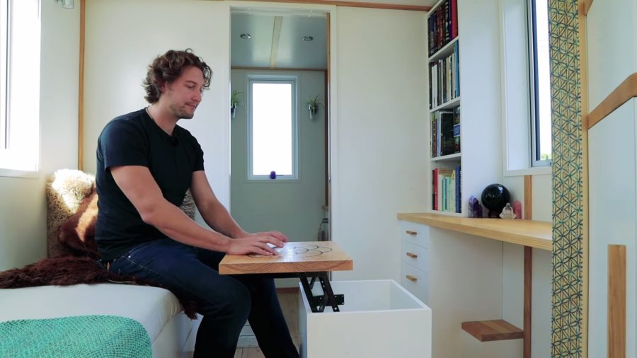 Bryce Langston reveals his tiny home in New Zealand