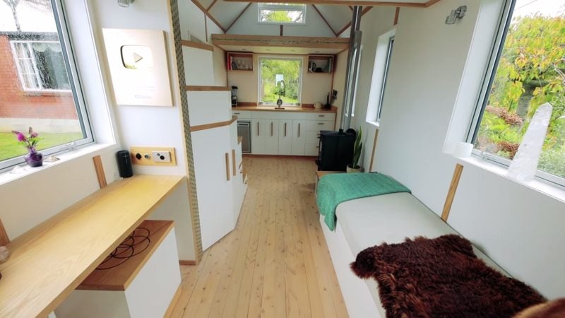 Bryce Langston reveals his tiny home in New Zealand