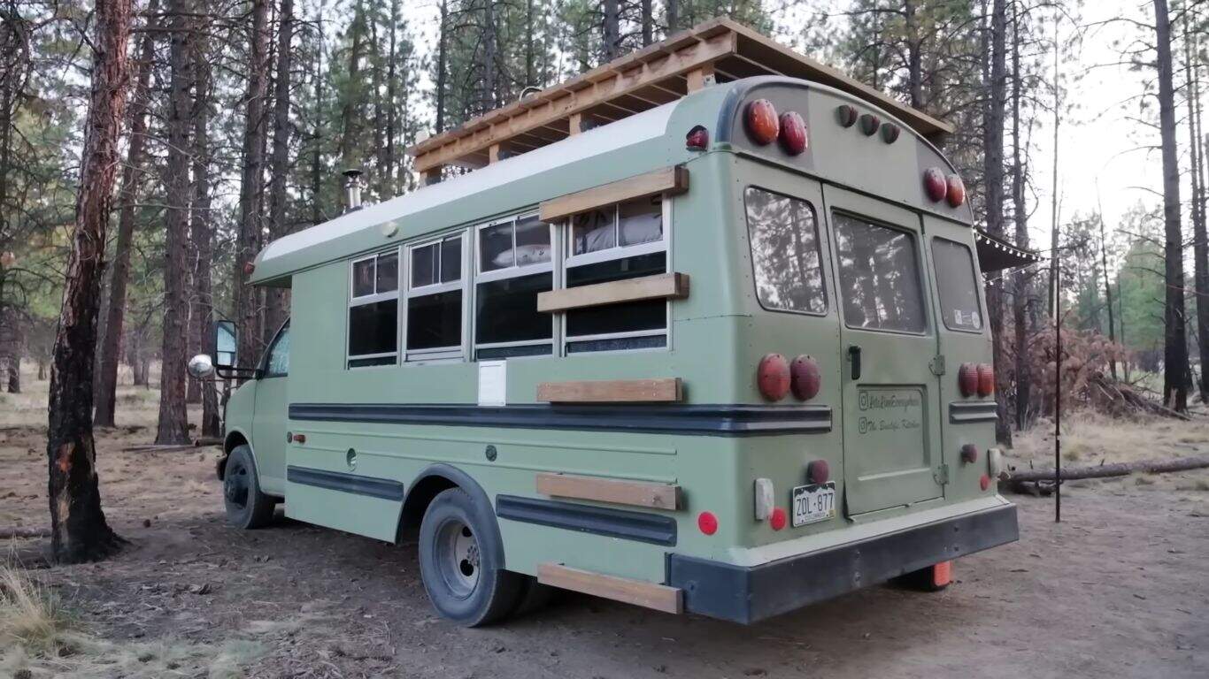 Cookbook Author & Jewelry Maker’s Bus Conversion