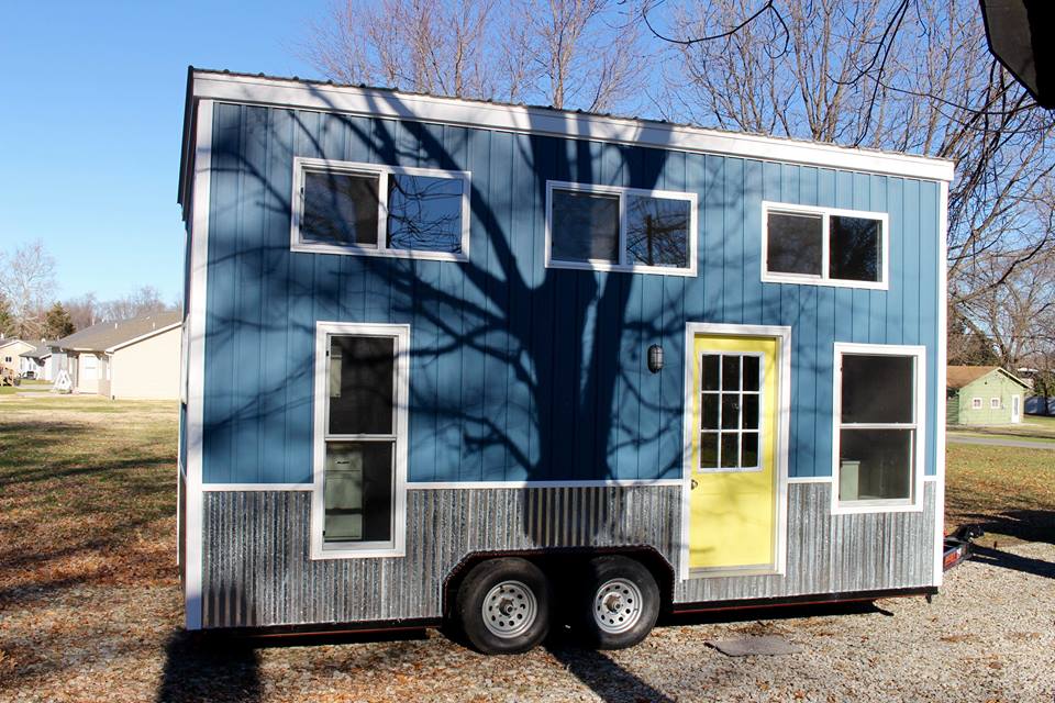 Yellow Chic Shack Tiny House on Wheels