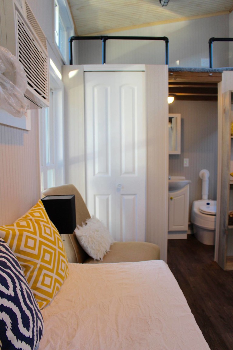 Yellow Chic Shack Tiny House on Wheels