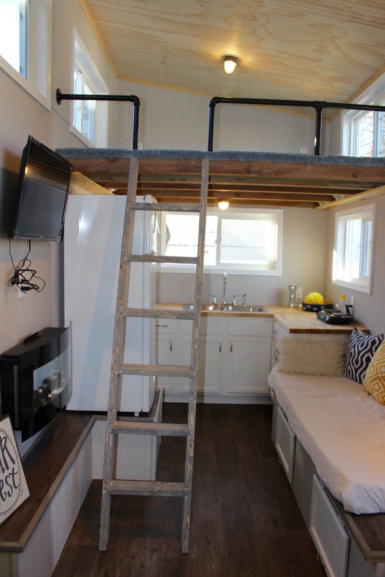 Yellow Chic Shack Tiny House on Wheels