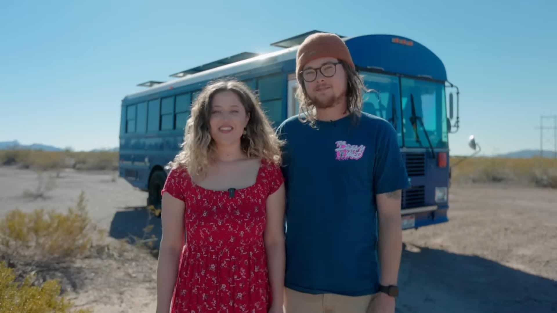 Christian and Kelsie’s Beautiful School Bus Conversion