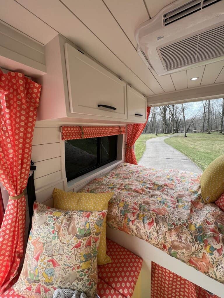 Colorful Van Conversion for Fun & Energetic 76-Year-Old!