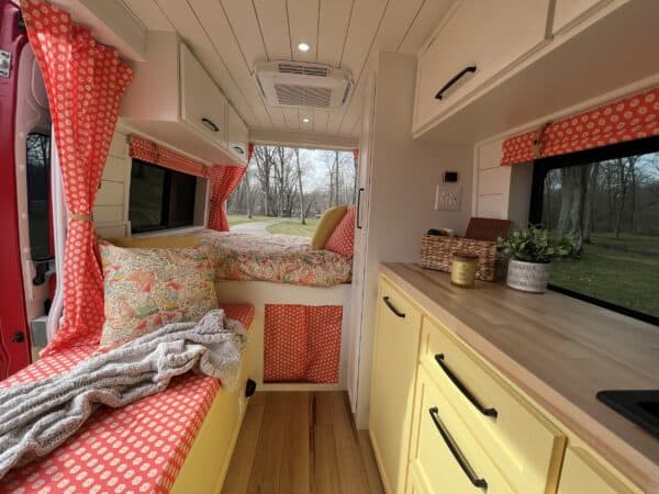 Colorful Van Conversion for Fun & Energetic 76-Year-Old!