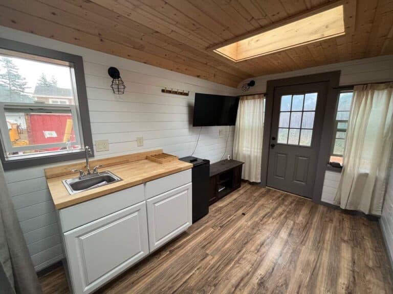 Compact Cedar Shingle Camper Pod