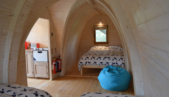 Composer’s Snug Pod Tiny House in the Cornish Valley
