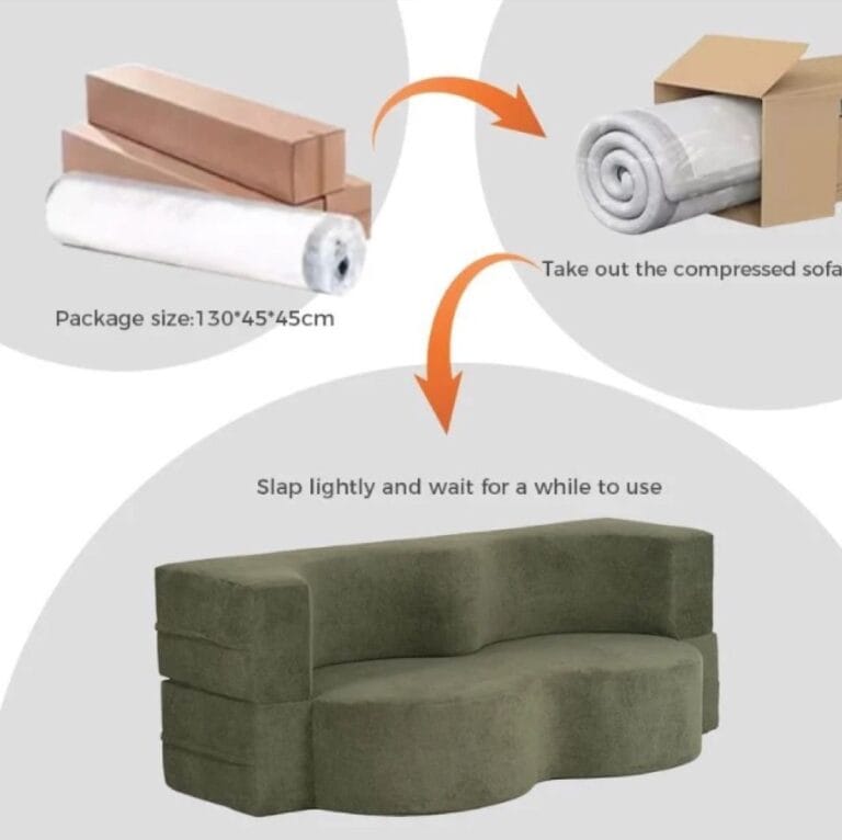 Compression Sofa Bed Concept: Furniture That’s Easy to Ship