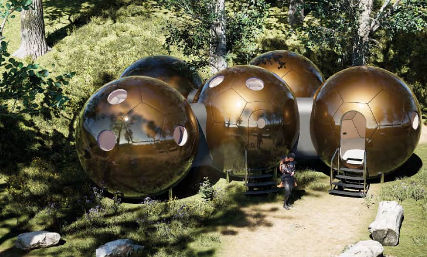 Conkers: Sustainable Pod Homes Designed to Click Together