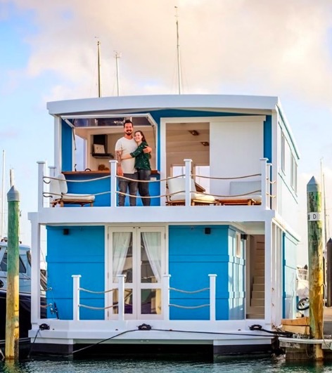 They Built An Incredible Floating Cottage in New Zealand