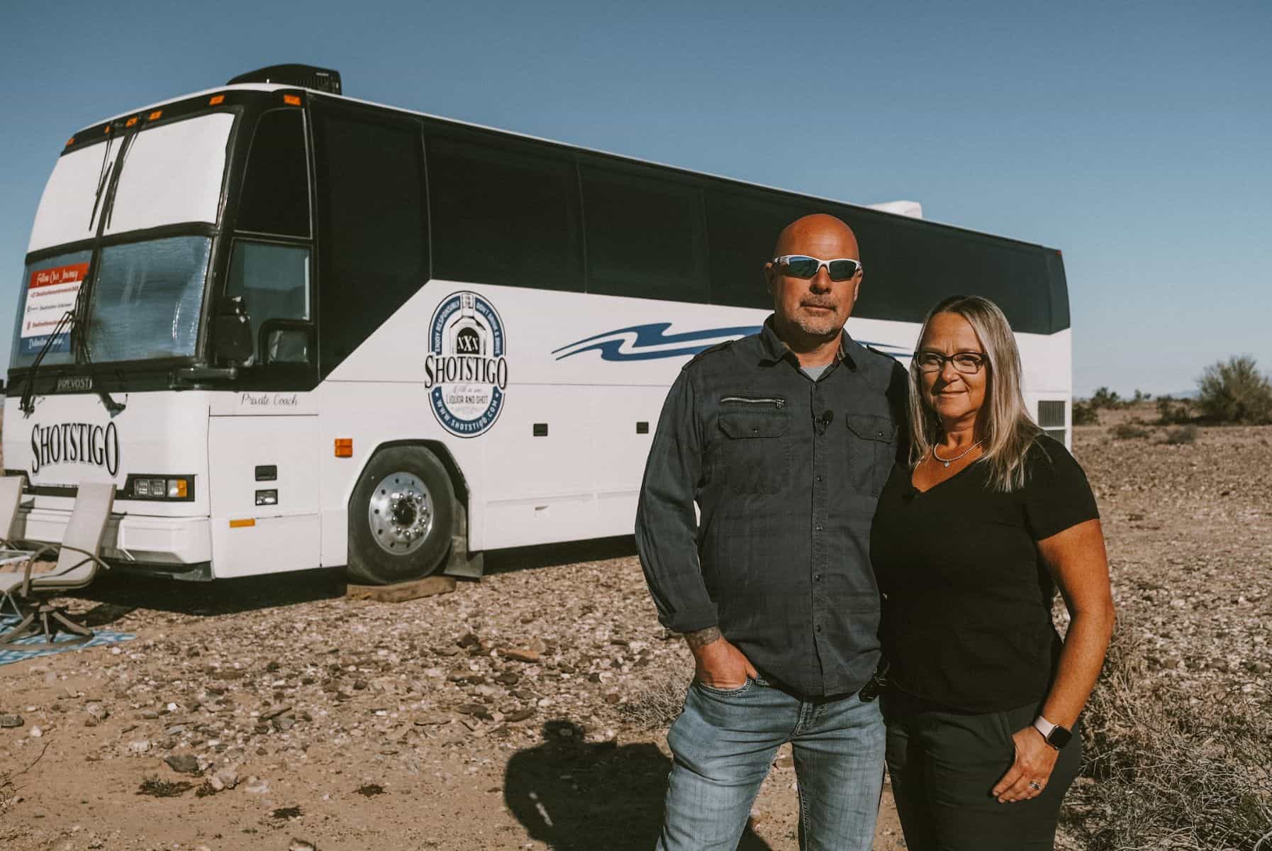 Couple Builds Out Greyhound to Escape Canadian Winters