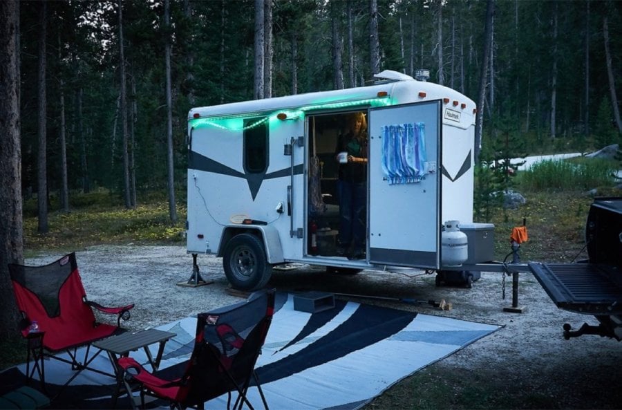 Their Cargo Trailer Camper Conversion And How They Built It