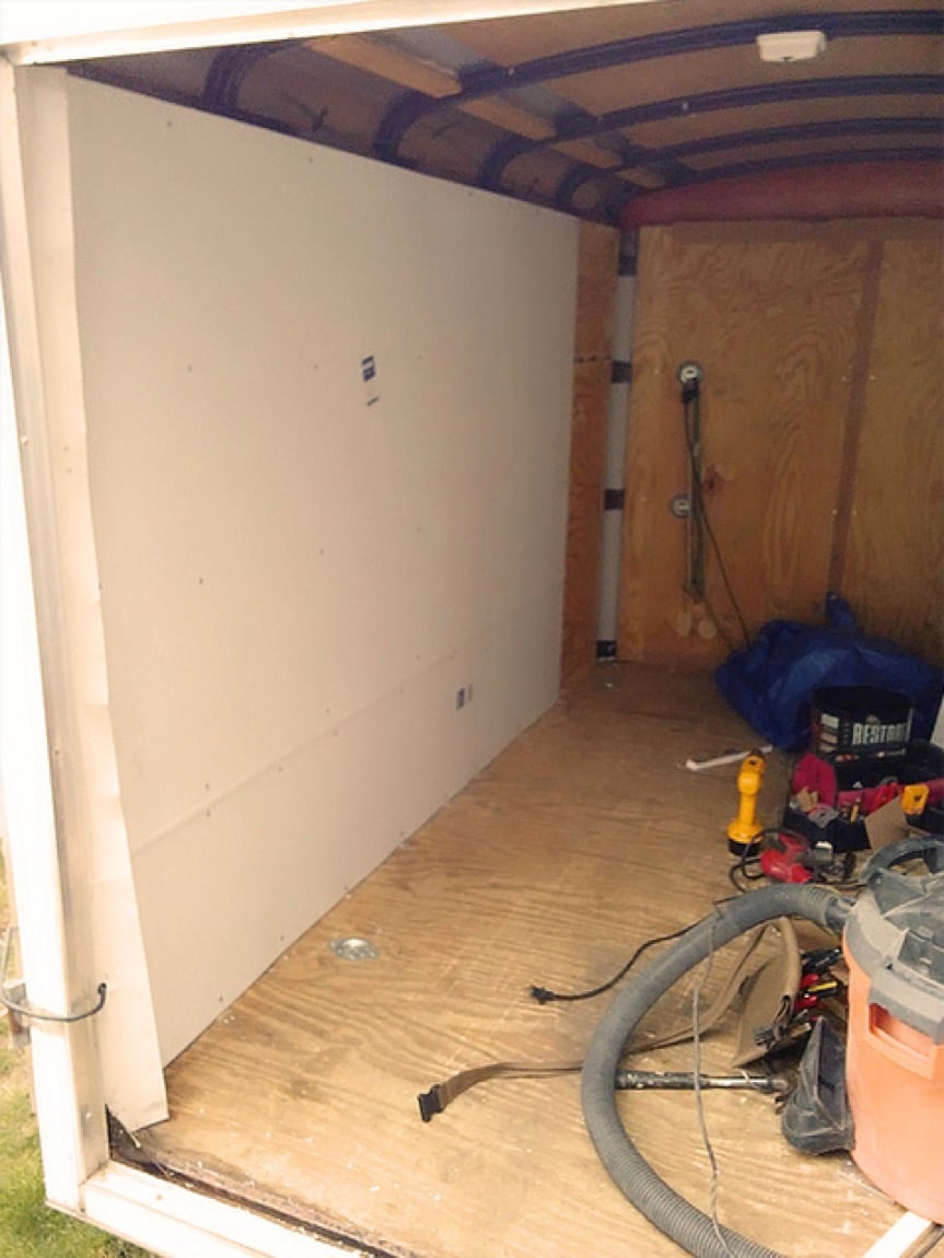 Their Cargo Trailer Camper Conversion And How They Built It