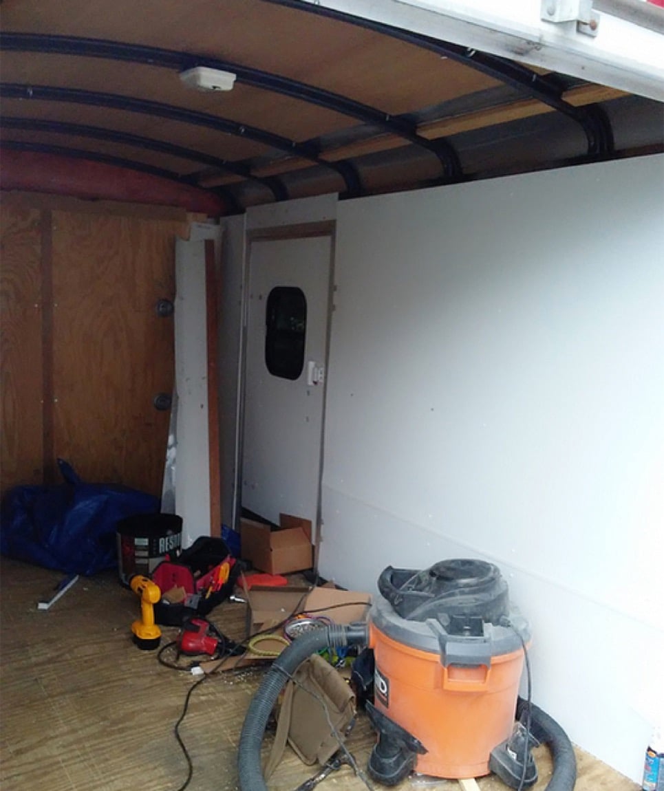 Their Cargo Trailer Camper Conversion And How They Built It