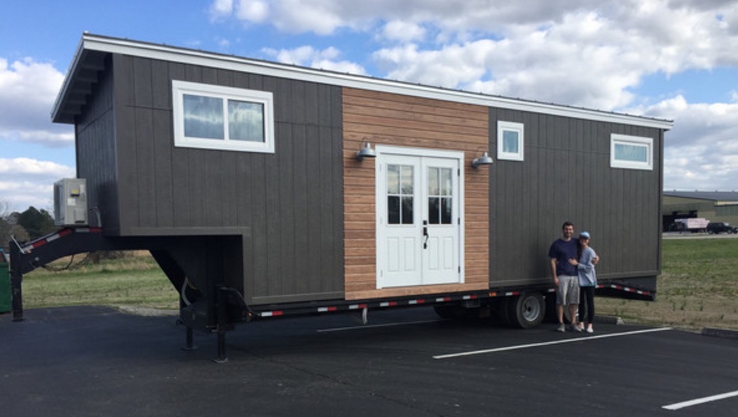 Wandering on Wheels: Custom 5th Wheel Tiny House with Built-In Dog House