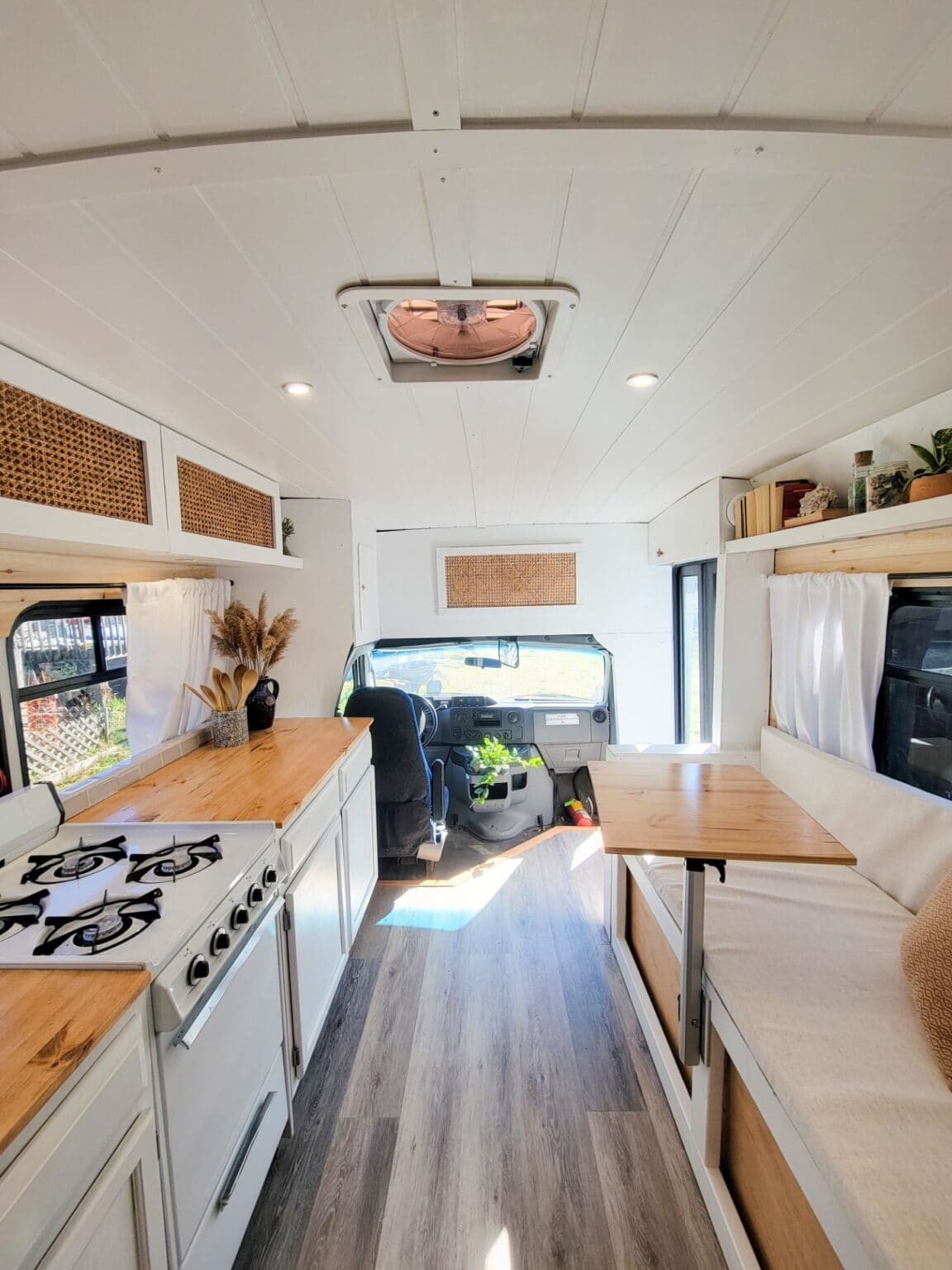 Their Third Vehicle Conversion: A Shuttle Bus Tiny House