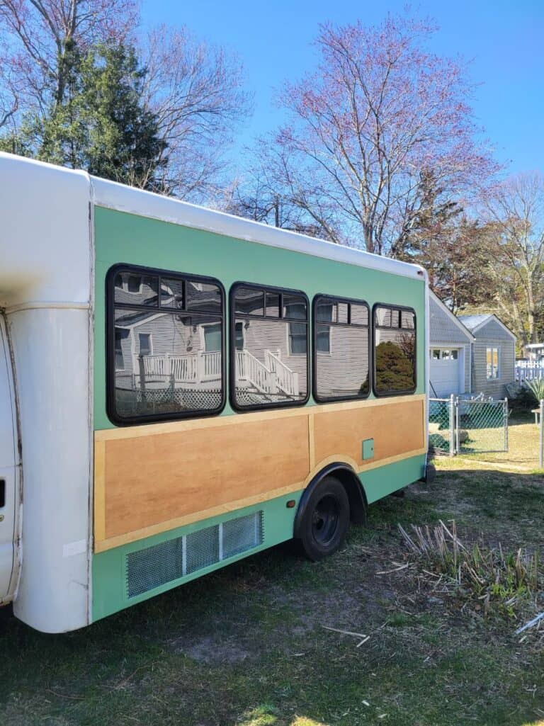Their Third Vehicle Conversion: A Shuttle Bus Tiny House
