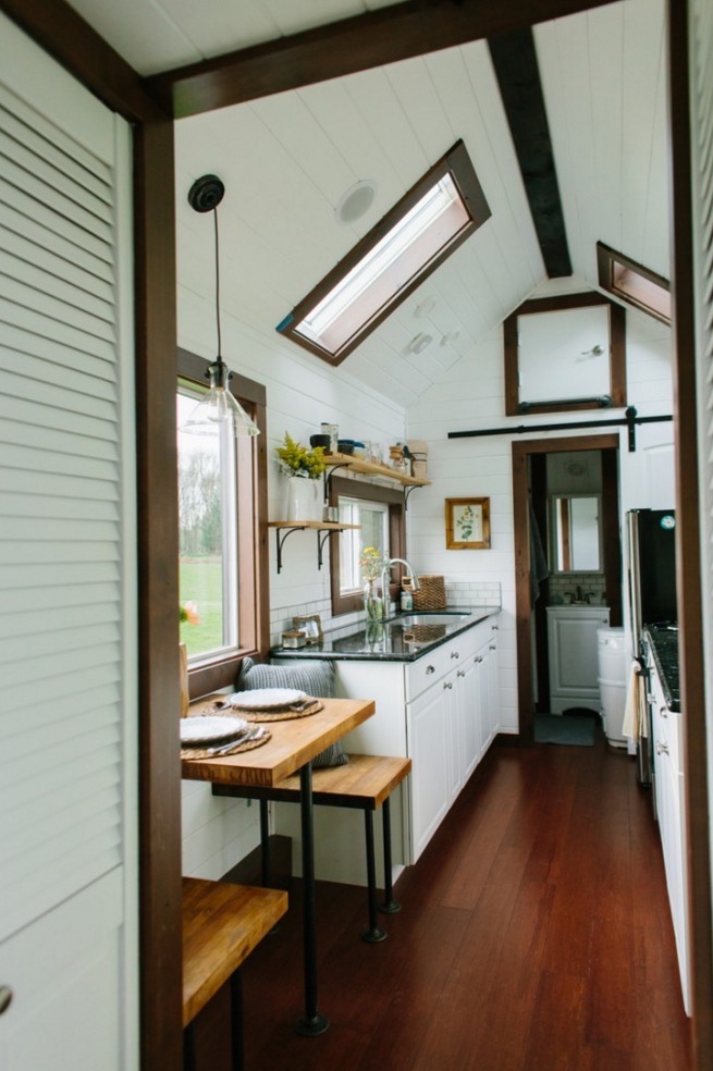 Couple’s Luxury Tiny Heirloom Home on Wheels