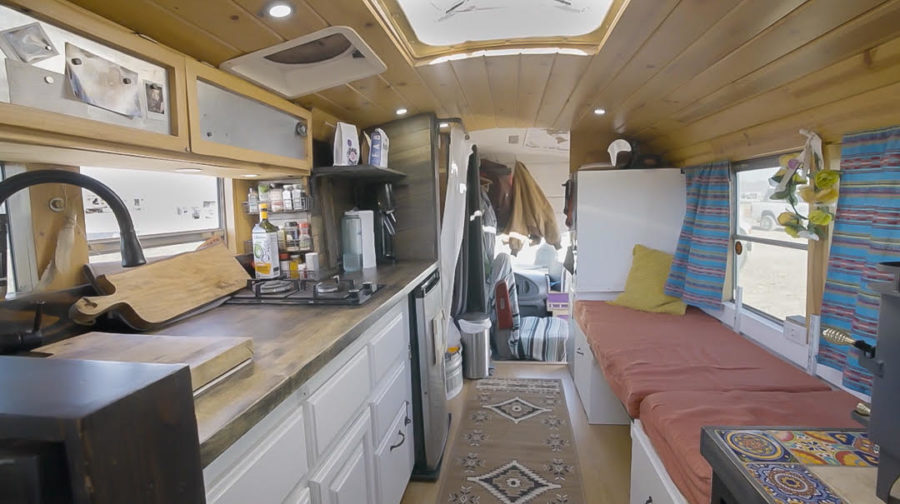 Short Bus Conversion with Shatterproof Glass