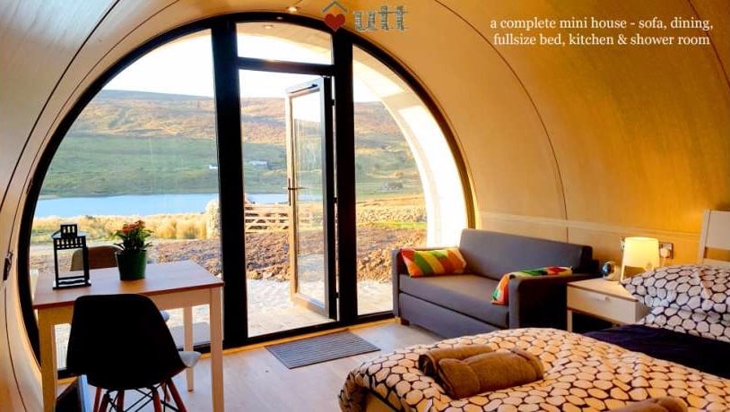 CroPod: A Modern Irish “Hobbit” Vacation Home