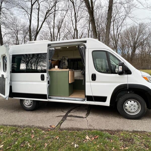 Van Life with Double Dog Crates