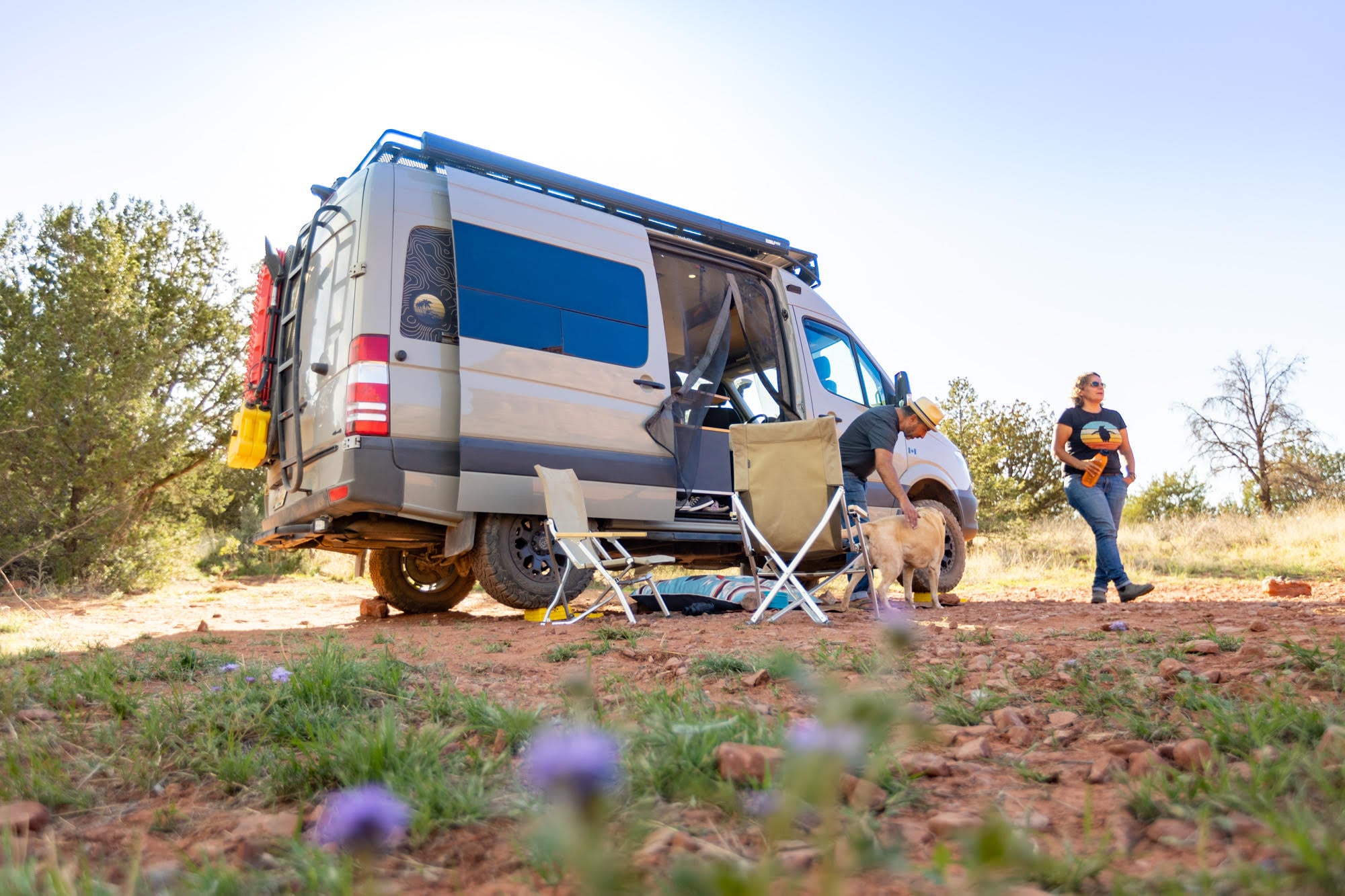 They went from a 2000-sq.-ft. home to a van after 18 years of marriage