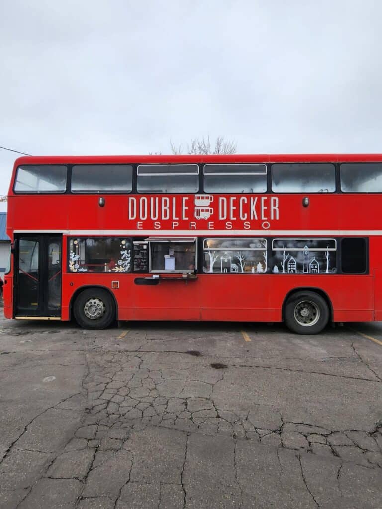 Family of 8’s Double Decker Bus Coffee Shop & Airbnb