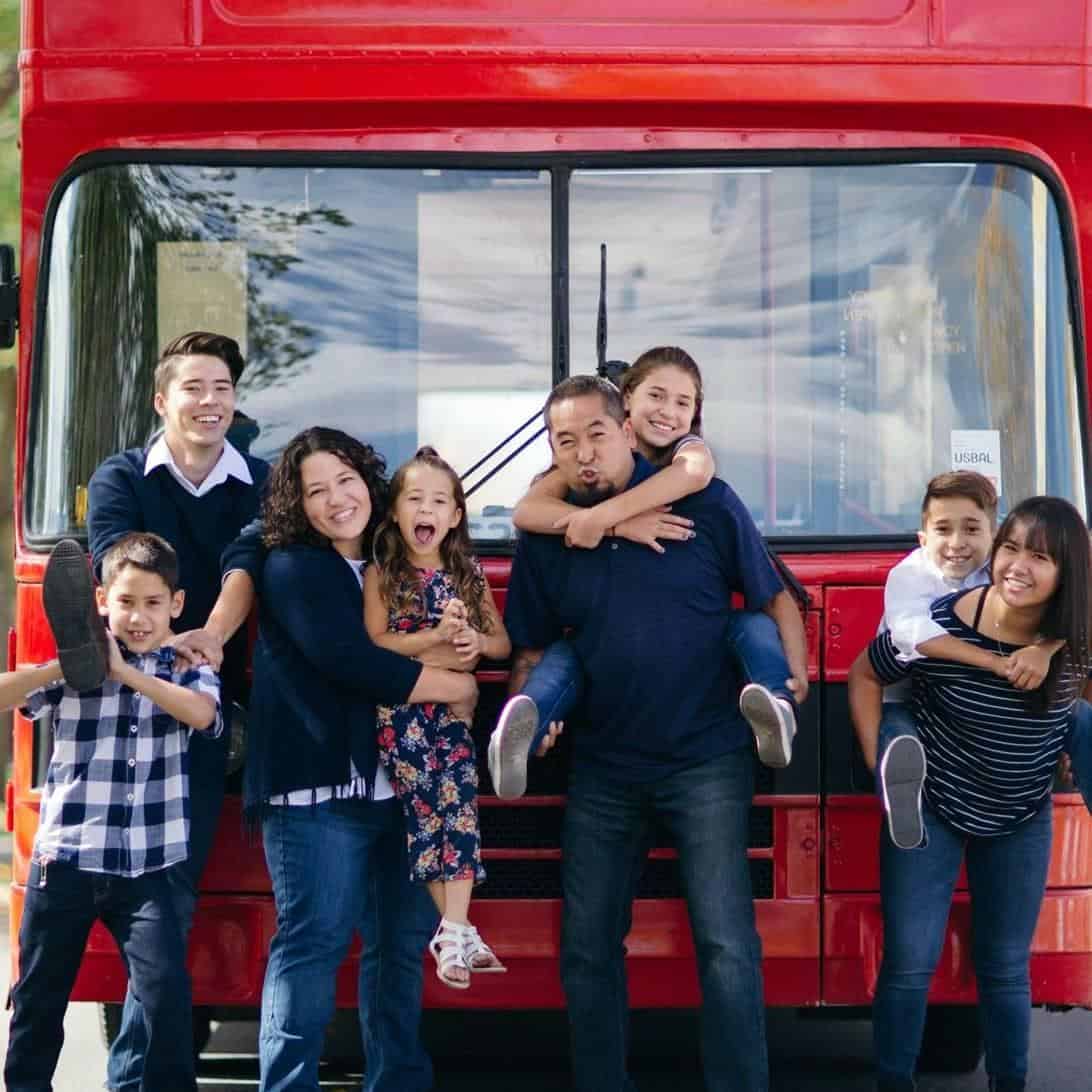 Family of 8’s Double Decker Bus Coffee Shop & Airbnb