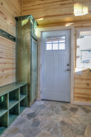 Double-Wide Container Home with Rustic Interior
