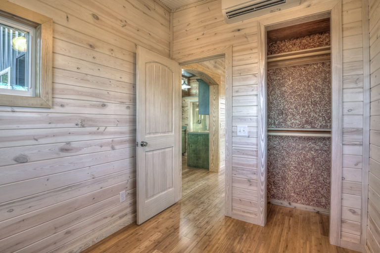 Double-Wide Container Home with Rustic Interior