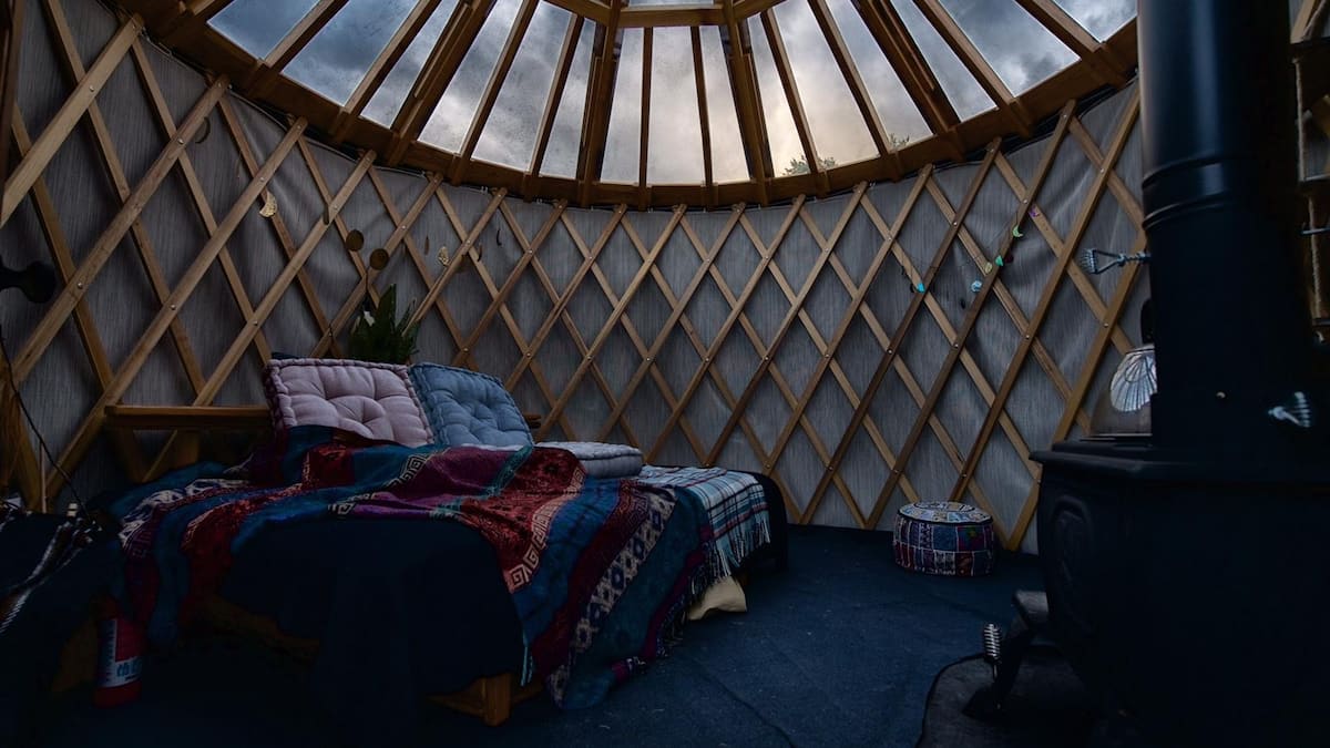 Eco-Friendly Moon Lodge Yurt w/ Milky Way Views