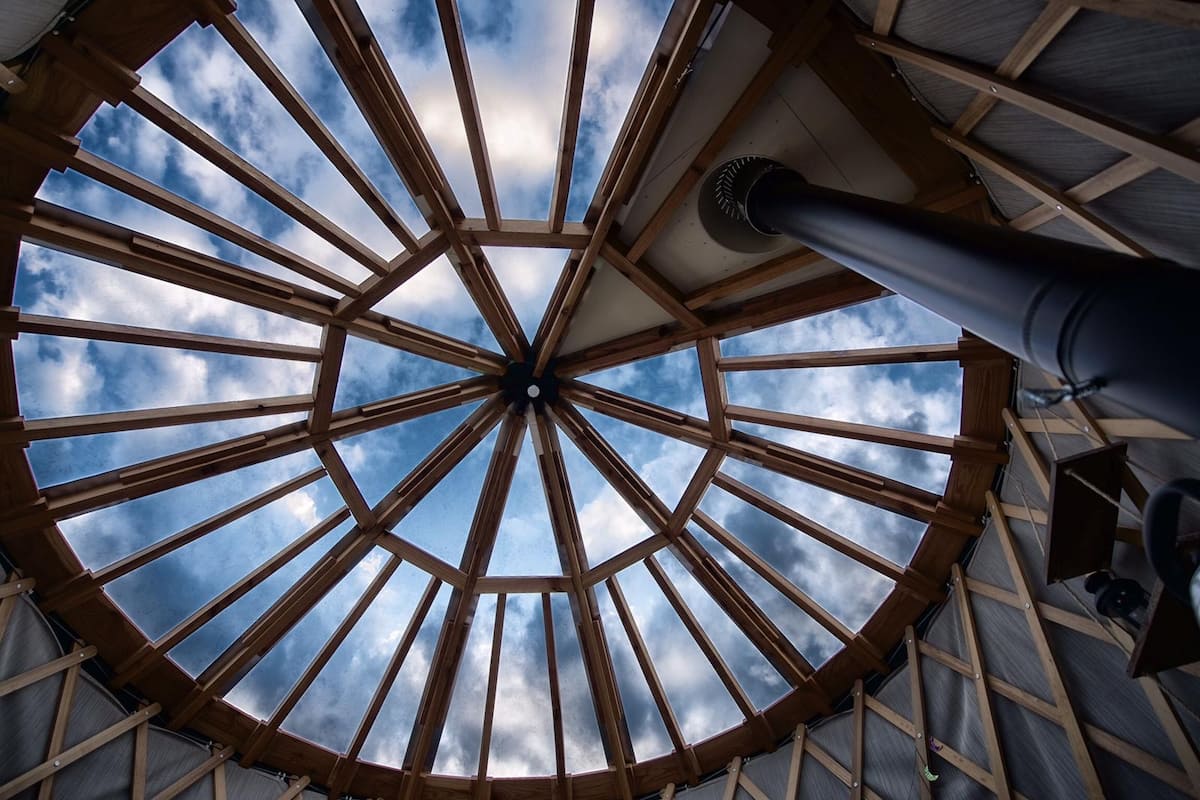 Eco-Friendly Moon Lodge Yurt w/ Milky Way Views
