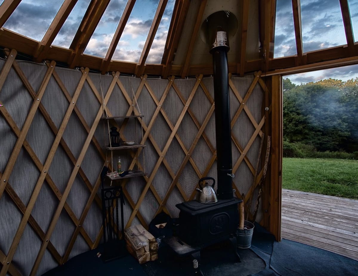 Eco-Friendly Moon Lodge Yurt w/ Milky Way Views