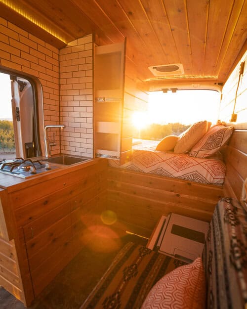Amazing Transit Boho Vans Conversion with Huge Pantry