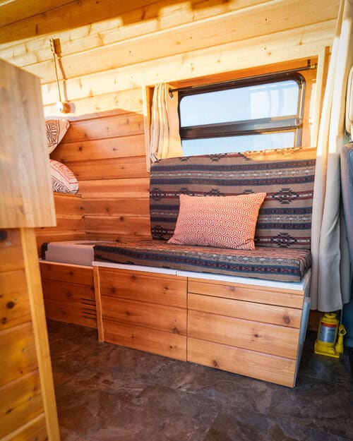 Amazing Transit Boho Vans Conversion with Huge Pantry