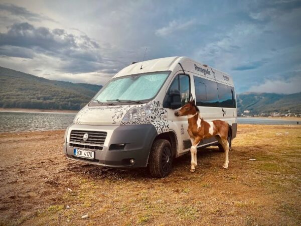 European Travel in their Awesome DIY Campervan
