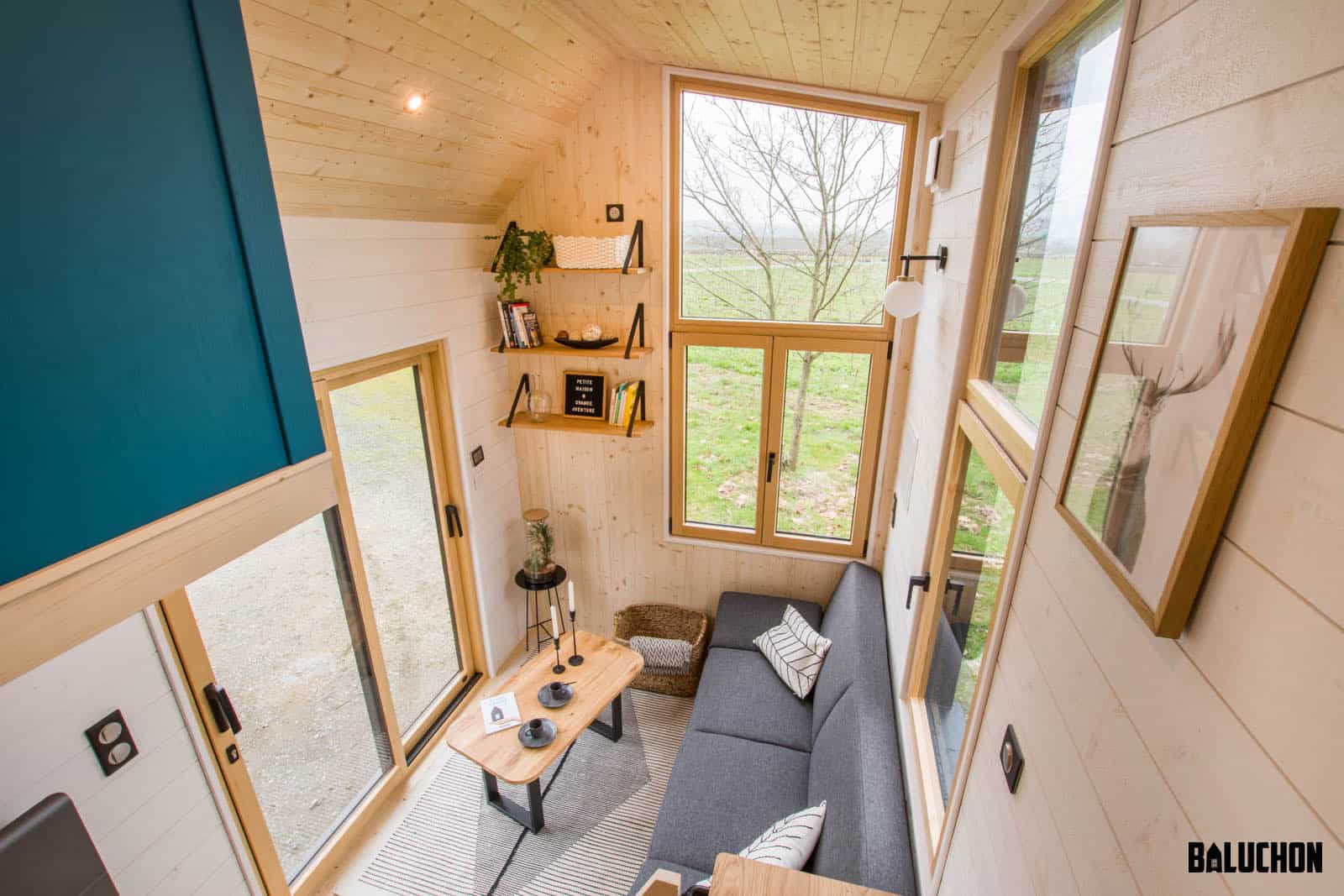 Family of 3 Tiny House With Two Bedroom Loft