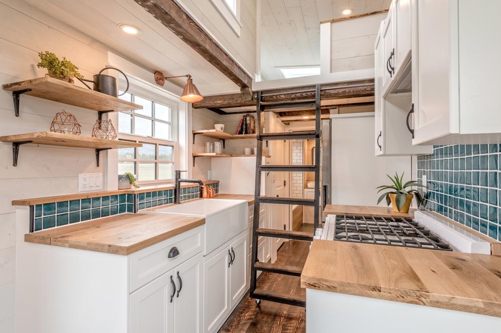 Family of Four’s 375 Sq. Ft. Tiny Home on Wheels by Summit Tiny Homes