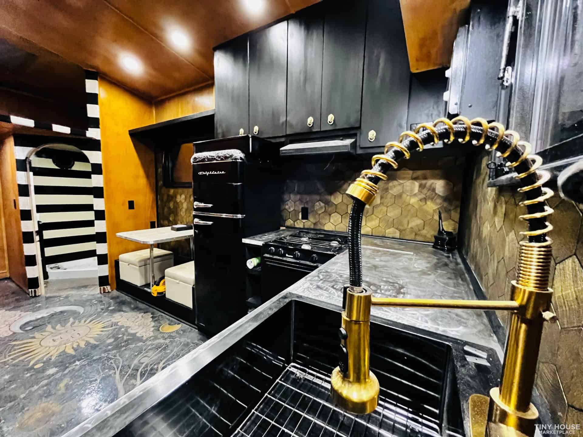 Unique “Forest Night” Tiny House on Wheels in California For Sale