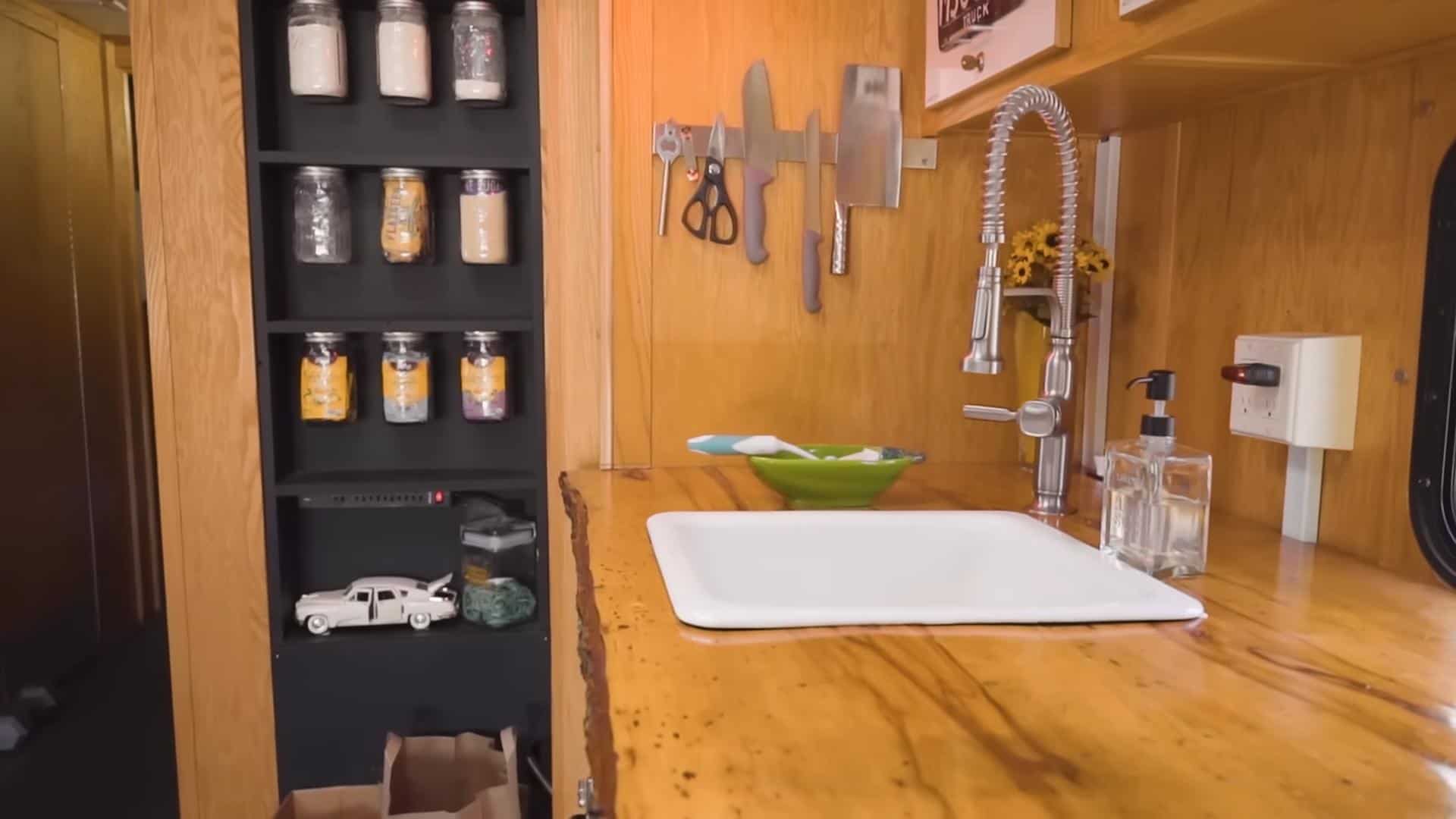 Former Police Commando 61 RV Turned Tiny Home