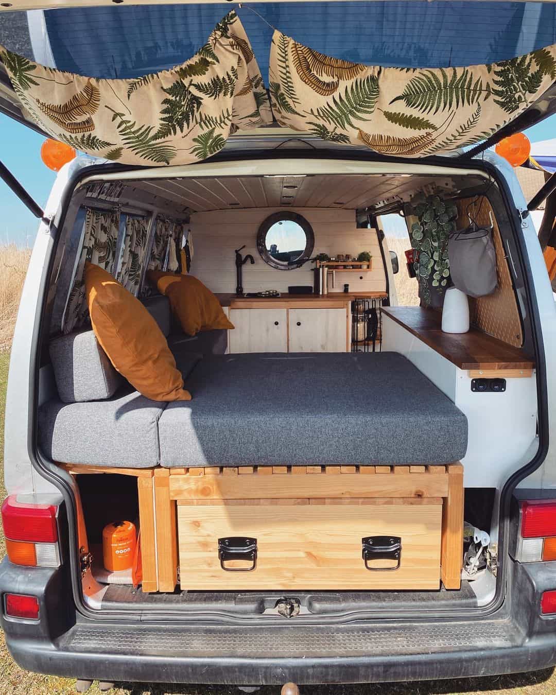 Former Police Vehicle Turned Van Vacation Home