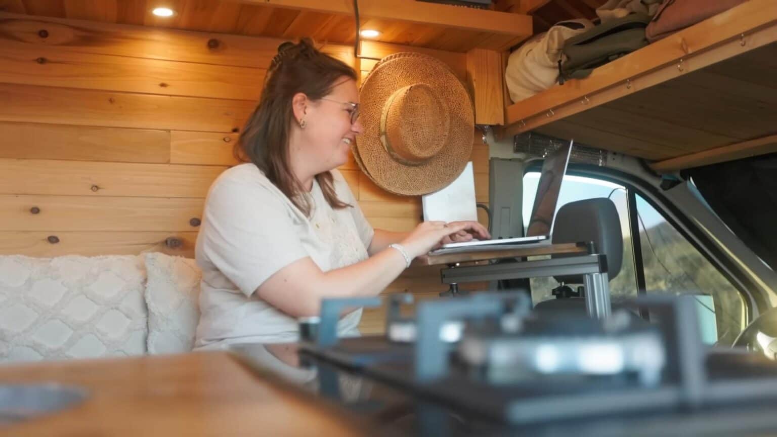 Freedom on the Road in Her Van Conversion