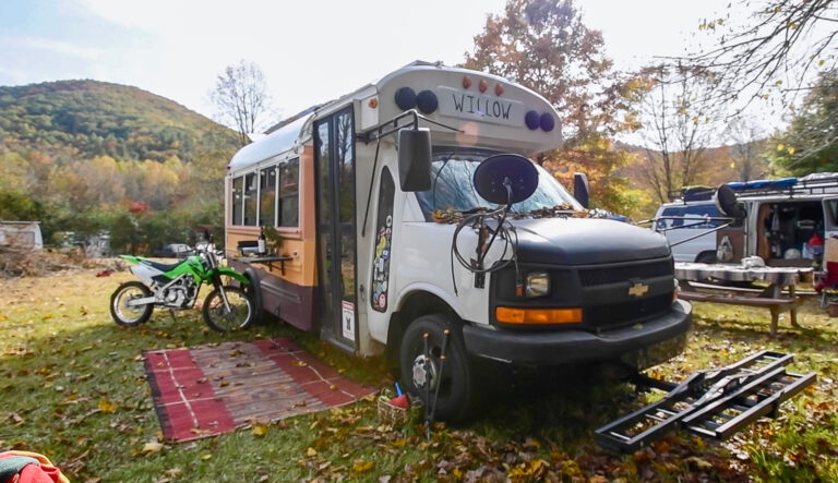 Funding Her Bus Life with Tiny House Rentals