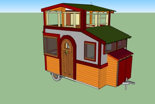 Gary Wagoner’s 8×12 ROOST Tiny House