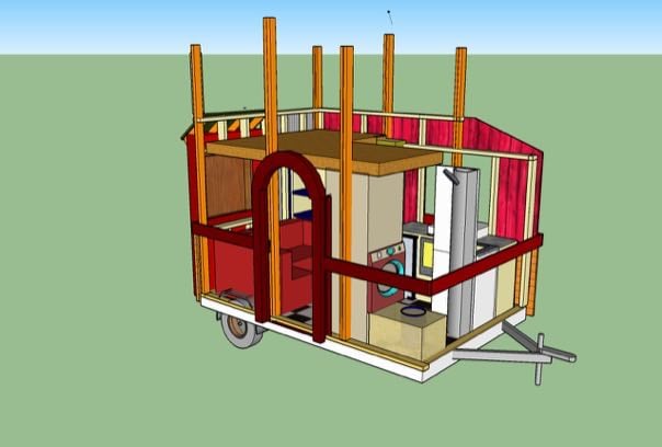Gary Wagoner’s 8×12 ROOST Tiny House